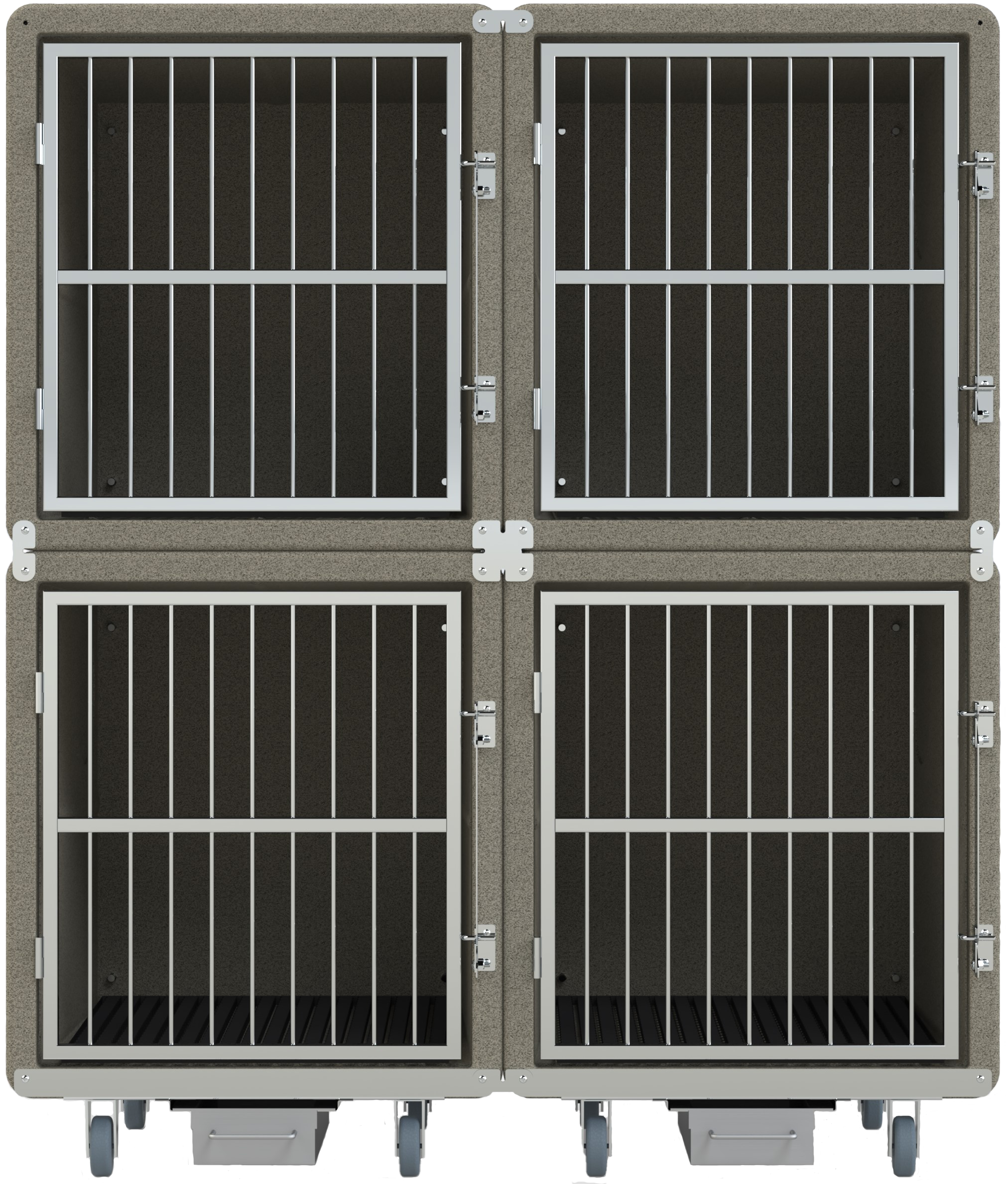 Groomer's Best 4 Modular Cage Bank – Groomer's Warehouse