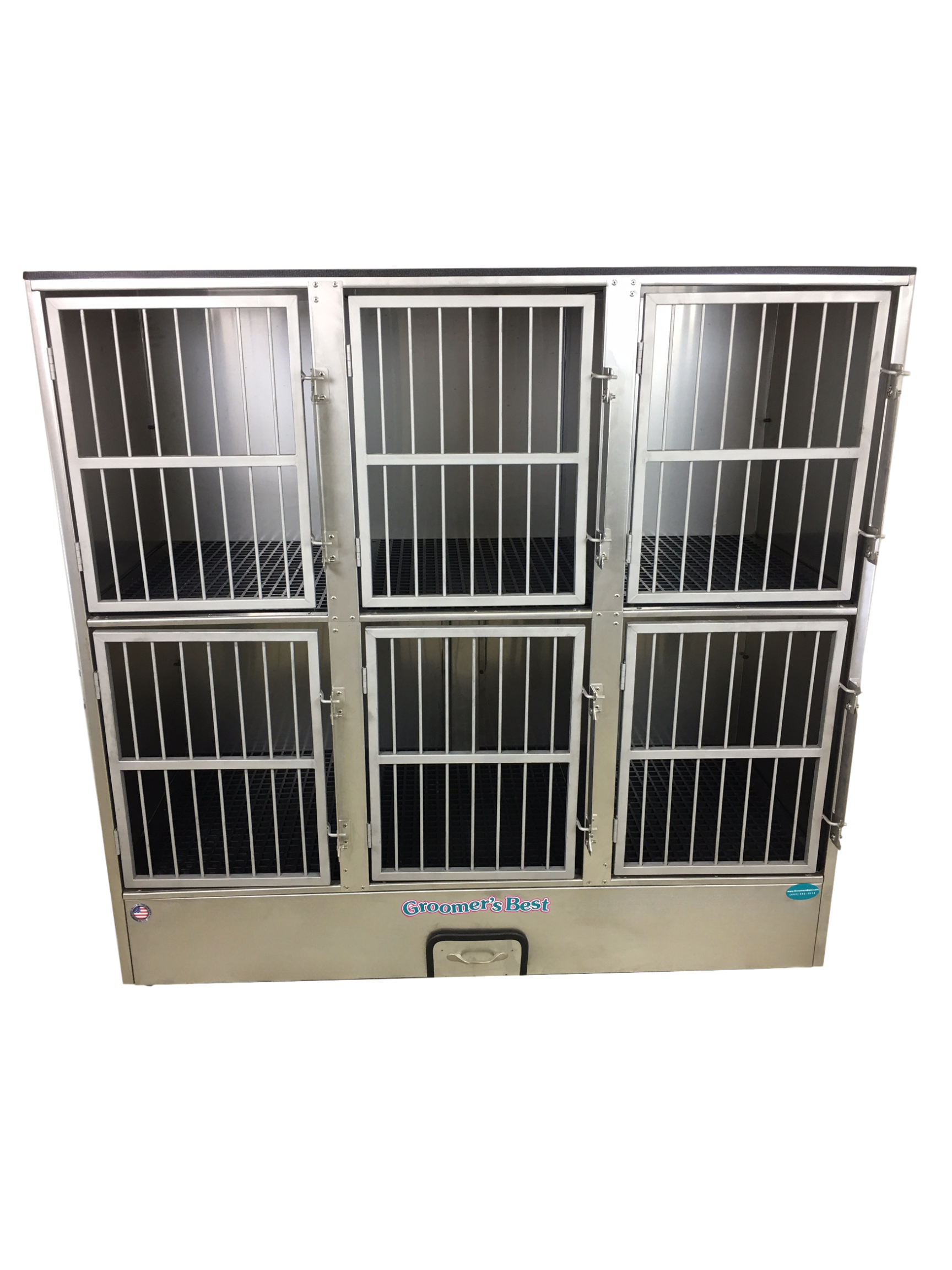 Groomer's Best 6 Unit Cage Bank-Fully Assembled – Groomer's Warehouse